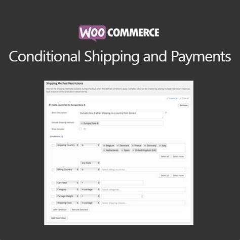 Woocommerce Conditional Shipping And Payments Devtools Club