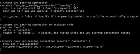 How To Create Aws Vpc Peering Using Terraform Geeksforgeeks