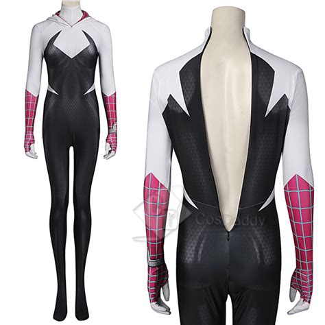 Gwen Stacy Costume Spider Man Across The Spider Verse Cosplay