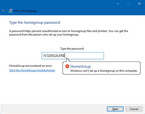 Fix Windows Cant Set Up A Homegroup On This Computer” Error