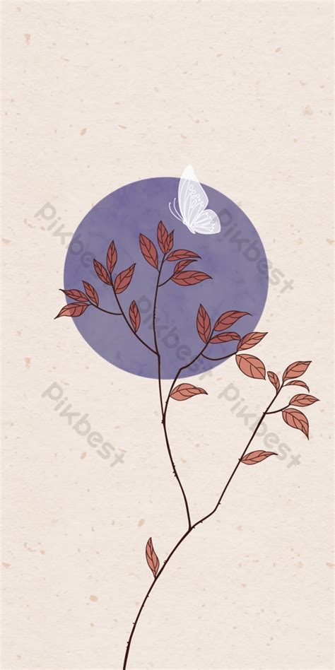 Translucent Semi Translucent Butterfly Mobile Wallpaper Background Psd Free Download Pikbest