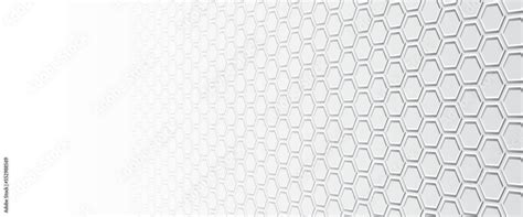 Abstract Perspective Hexagons Science On The Grey Background 3d Hi