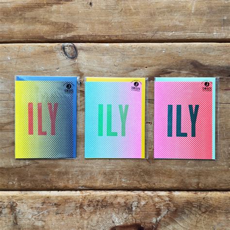 Ily アイラブユー カード 富ヶ谷レタープレス
