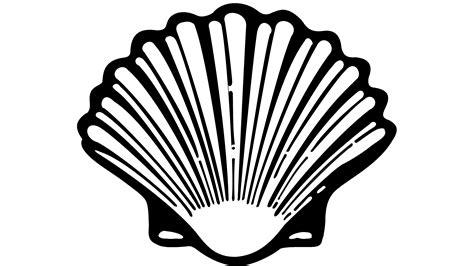 Shell Logo Black And White
