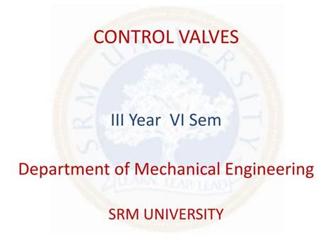 Direction Control Valve Pptx