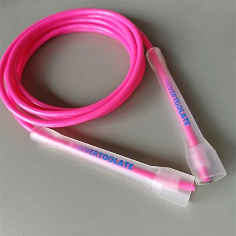 스틸 와이어로 만든 고속 조절 가능한 Pvc 고무 코팅 점프 밧줄로 다양한 운동을 즐기세요 핸드폰닷컴