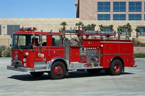 Los Angeles County Fire Dept 1981 Crown Pumper E 533 Fire Apparatus