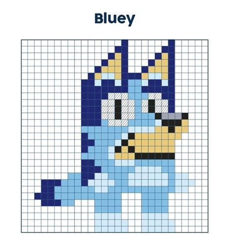Bluey Perler Bead Pattern Etsy Canada Perler Beads Perler Bead