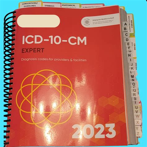 Icd 10 Cm Fy2024 Tabbing System Book Tabs Medical Coding Icd 10 Tabs 2024 Tabs Etsy
