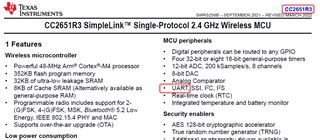 CC R UART And NCP Datasheet Other Wireless Technologies Forum Other Wireless TI E E