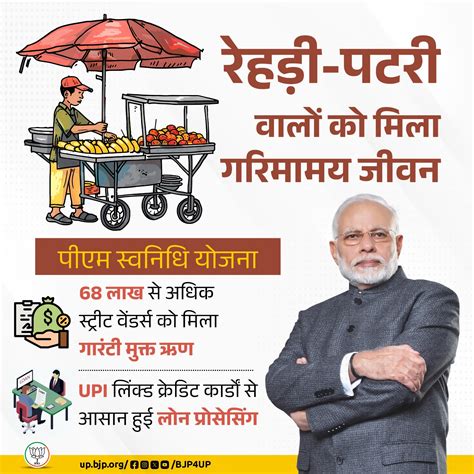 पीएम स्वनिधि योजना के तहत 68 लाख से Bjp Uttar Pradesh Facebook