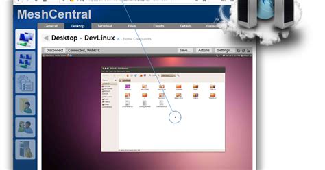 Meshcentral Linux Remote Cursor Multi Language Emails And More