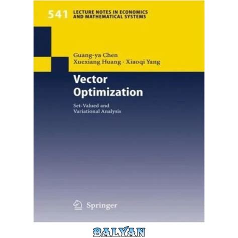 خرید و قیمت دانلود کتاب Vector Optimization Set Valued And Variational Analysis ترب