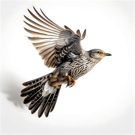 Premium Ai Image Cuckoo Cuculus Canorus Bird On White Background