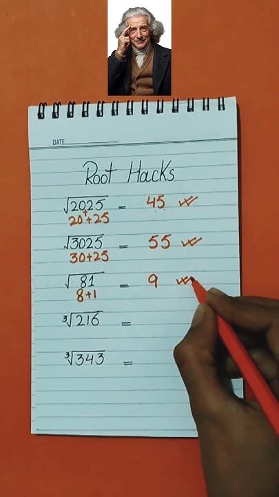 Root Hacks Math Trick Square Root And Cube Root Fast Method Math