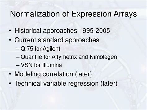 PPT Microarray Normalization PowerPoint Presentation Free Download ID 309724