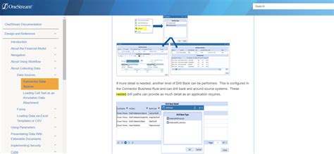 Data Source Connector Nested Drill Back Onestream Community