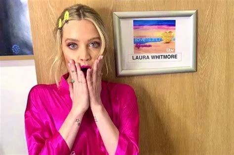 Laura Whitmore Strips Down To Hot Pink Robe Ahead Of Last Nights Drama