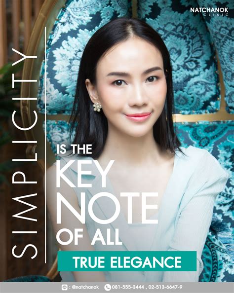 Simplicity Is The Key Note Of All True Elegance 😍 ความเรียบง่าย คือหัวใจสำคัญของความงดงามที่