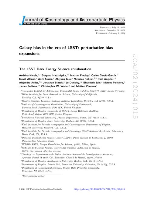 Galaxy Bias In The Era Of Lsst Perturbative Bias Expansions Request Pdf