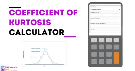 Coefficient Of Kurtosis Calculator