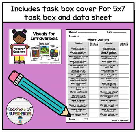 Where Intraverbal Questions Visual Supports For Special Education Speech