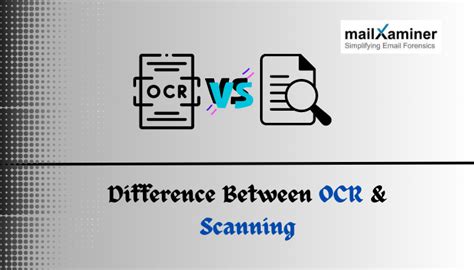 Scanning And Ocr Understand The Standard Difference