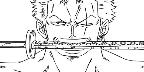 Roronoa Zoro Coloring Sheet