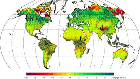 Simulated Terrestrial C Sequestration Differences Between The C Only