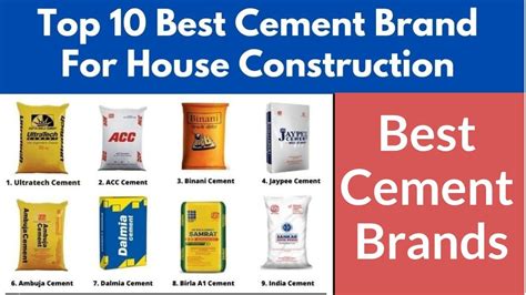 Top 12 Best Quality Cement Brands For Construction In India 2026 Updated