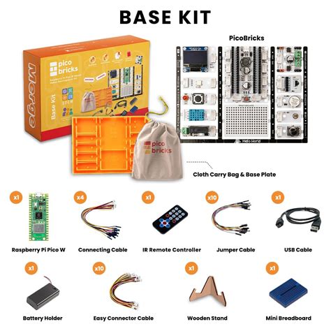 Mua Picobricks Raspberry Pi Pico W Starter Kit With 12 Detachable Sensors And Extensive Learning