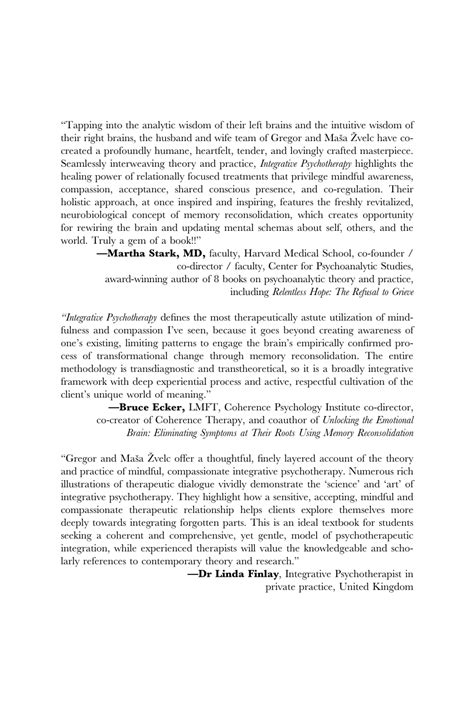 PDF Integrative Psychotherapy A Mindfulness And Compassion Oriented Approach
