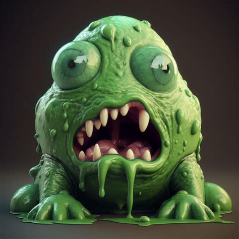 Premium Ai Image Slime Monster 8