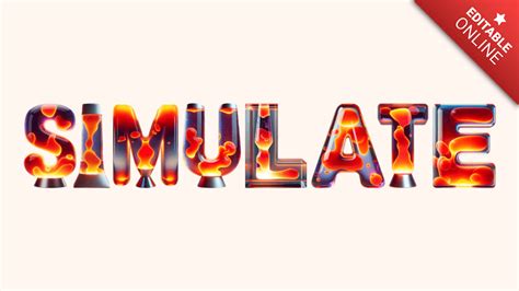 Simulate Lava Lamp Font Text Effect Generator