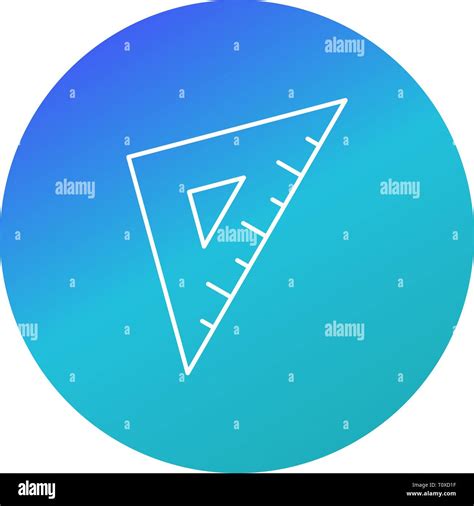 Illustration Set Square Icon Stock Photo Alamy