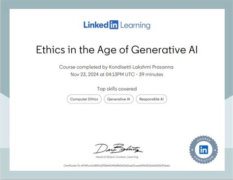 kondisetti lakshmi prasanna on linkedin 🚀 ethics in the age of