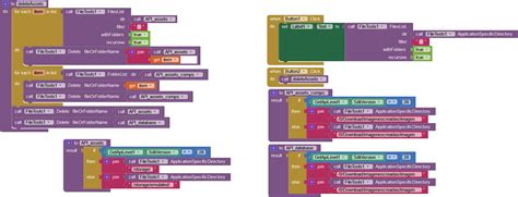 Trying To Get The List Of Files To Delete The Files Mit App Inventor