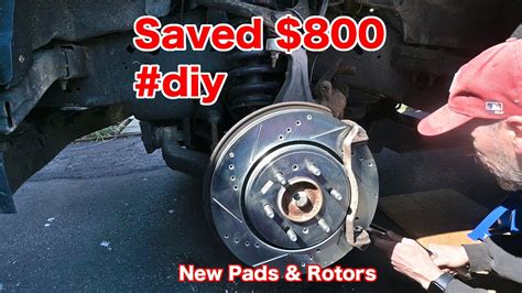 2018 Ford F150 Front Brake Pad and Rotor Replace | Saved $800 DIY Instead of Dealer XLT - YouTube