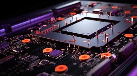 Premium AI Image A Microchip For A Computer Data Protection Chip Microcircuits And Processors