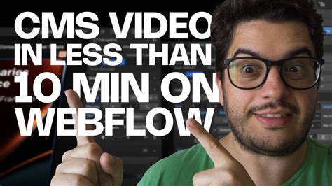 How To Loop Videos In The Webflow Cms Easy Youtube
