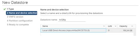Usb Devices As Vmfs Datastore In Vsphere Esxi 70