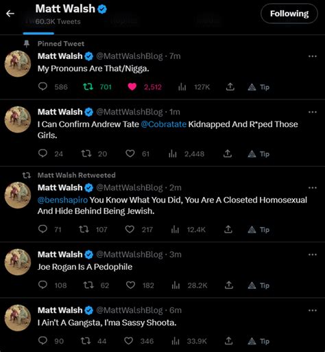 Matt Walshs Twitter Account Was Hacked R H3h3productions