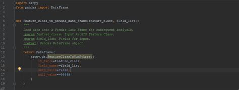 Arcgis To Pandas Data Frame