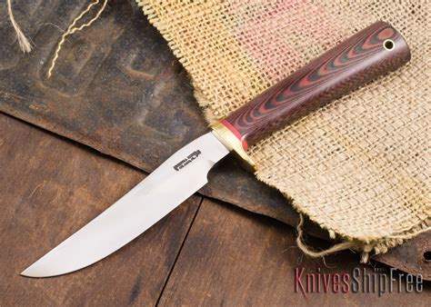 Randall Made Knives Model 7 5 6 Grind Red And Black Micarta 120918