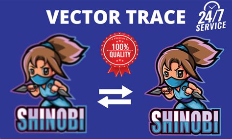 do vector tracing recreate your logo convert to vector by ahikan fiverr