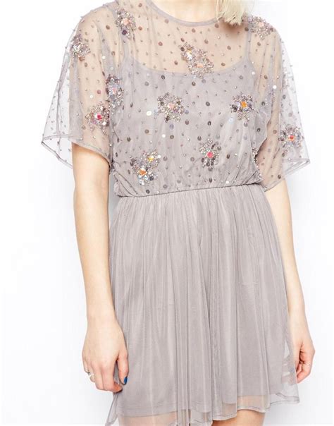ASOS | Короткое приталенное платье с рукавами‑кимоно ASOS на ASOS ...