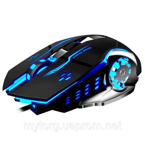 Ігрова миша Kinbas X 6 з Rgb підсвічуванням Чорний ціна 39840