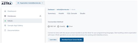 vert x cassandra client and datastax astra