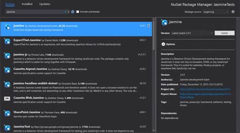 Writing Javascript Tests Using Jasmine Framework