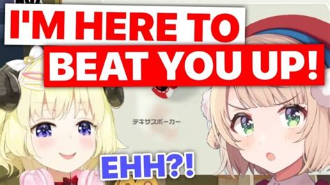 Ui Mama Threatens To Beat Watame Up Shigure Ui And Tsunomaki Watame